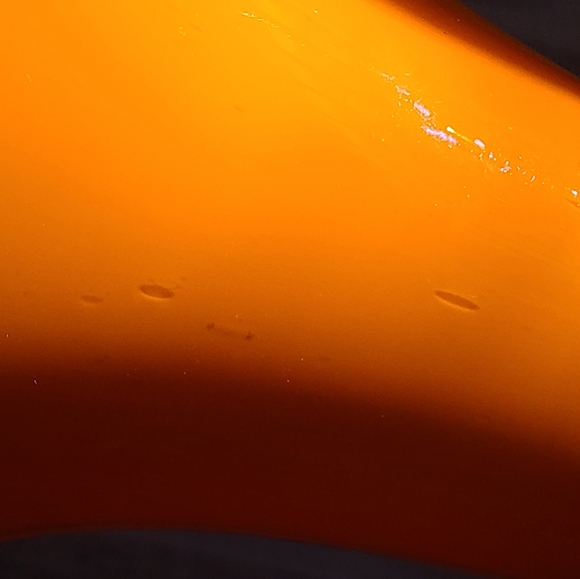 Art | Vintage Long Neck Cased Orange Raymor Glass Decanter Bottle Italy ...